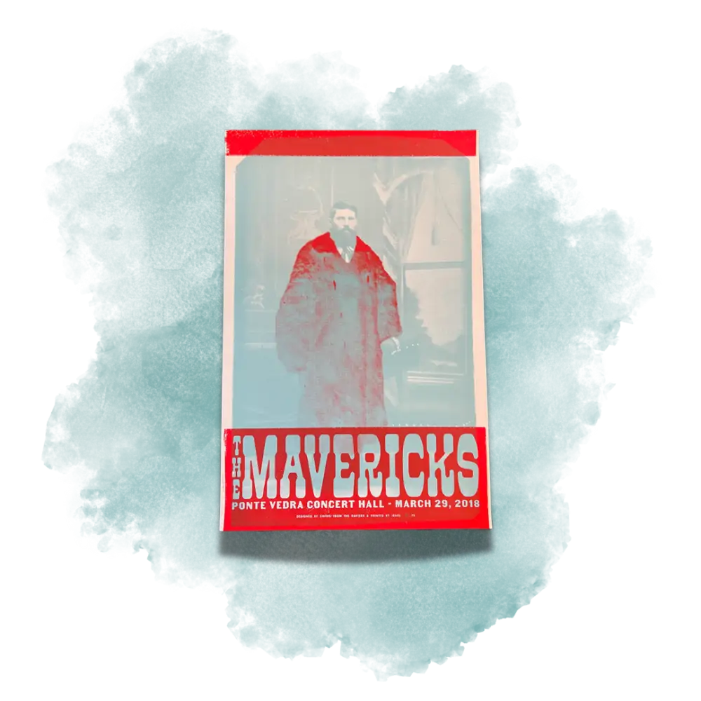 2013 The Mavericks Canadian Tour Poster – The Mavericks Official Store